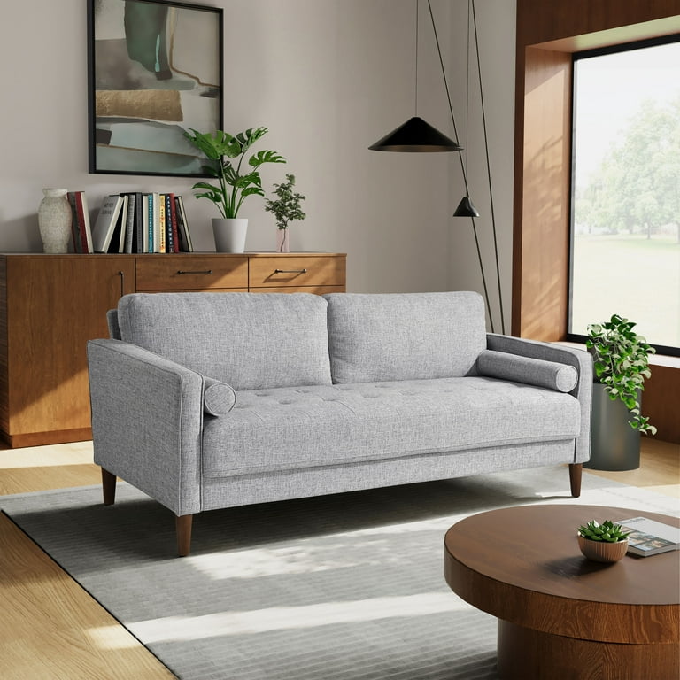 Soft gray couch store