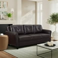 Lifestyle Solutions Taryn Tufted Couch, Traditional 3-Seat Sofa with ...