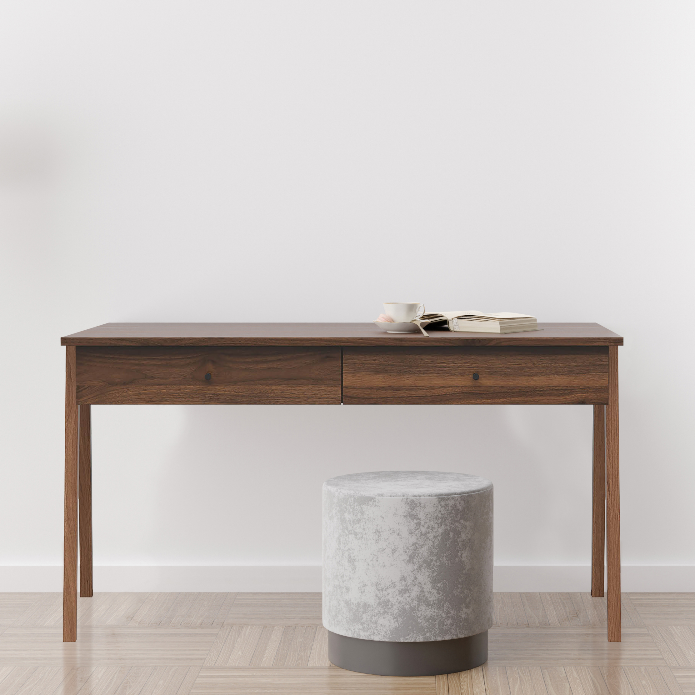 SAFAVIEH Henric Amish Style Brown Wood 1-Drawer Writing Desk (45 in. W ...