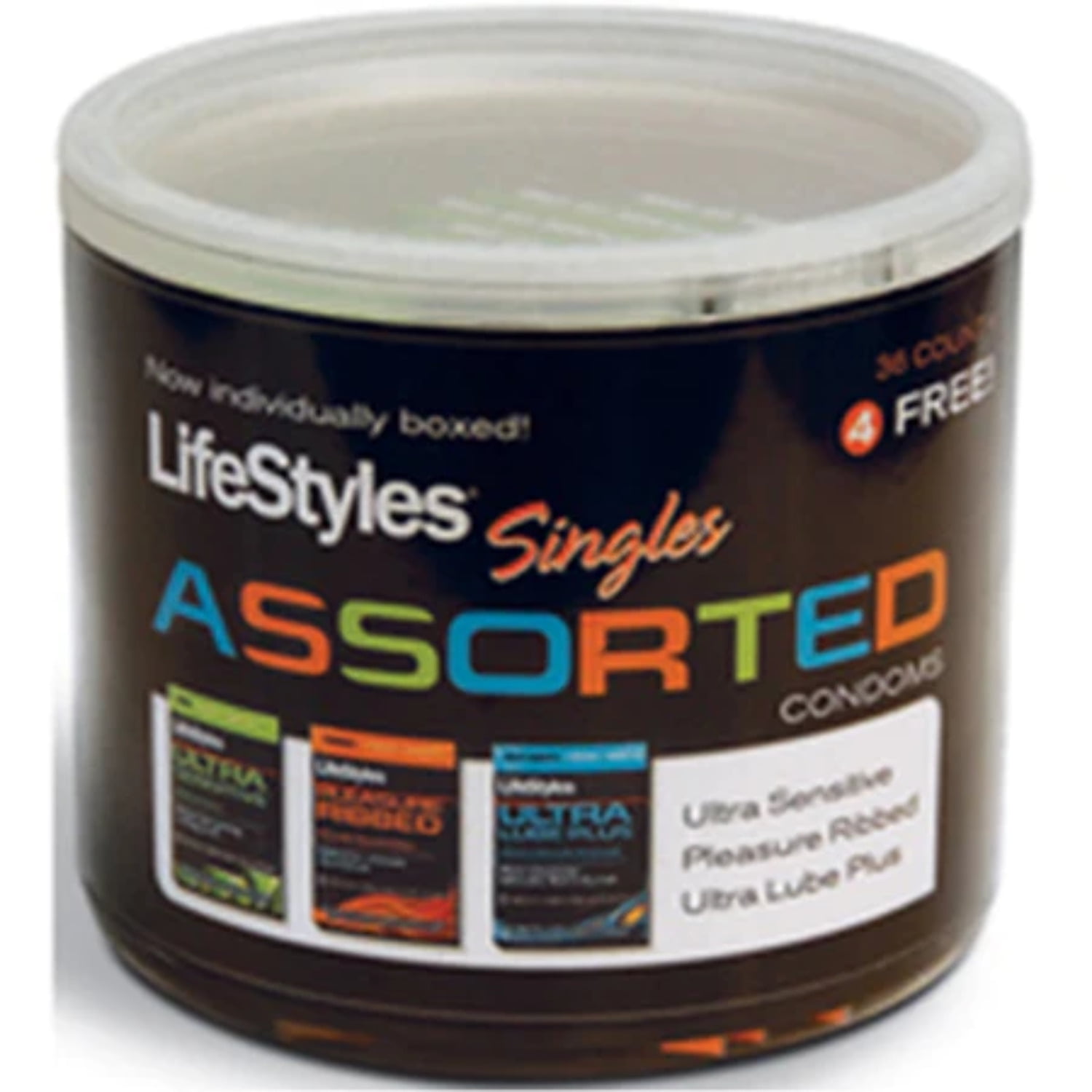 Lifestyles Assorted Singles 40 Pc Jar HSA/FSA Eligible - Walmart.com