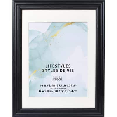 Lifestyles™ Black Frame With Mat by Studio Décor® - Walmart.com