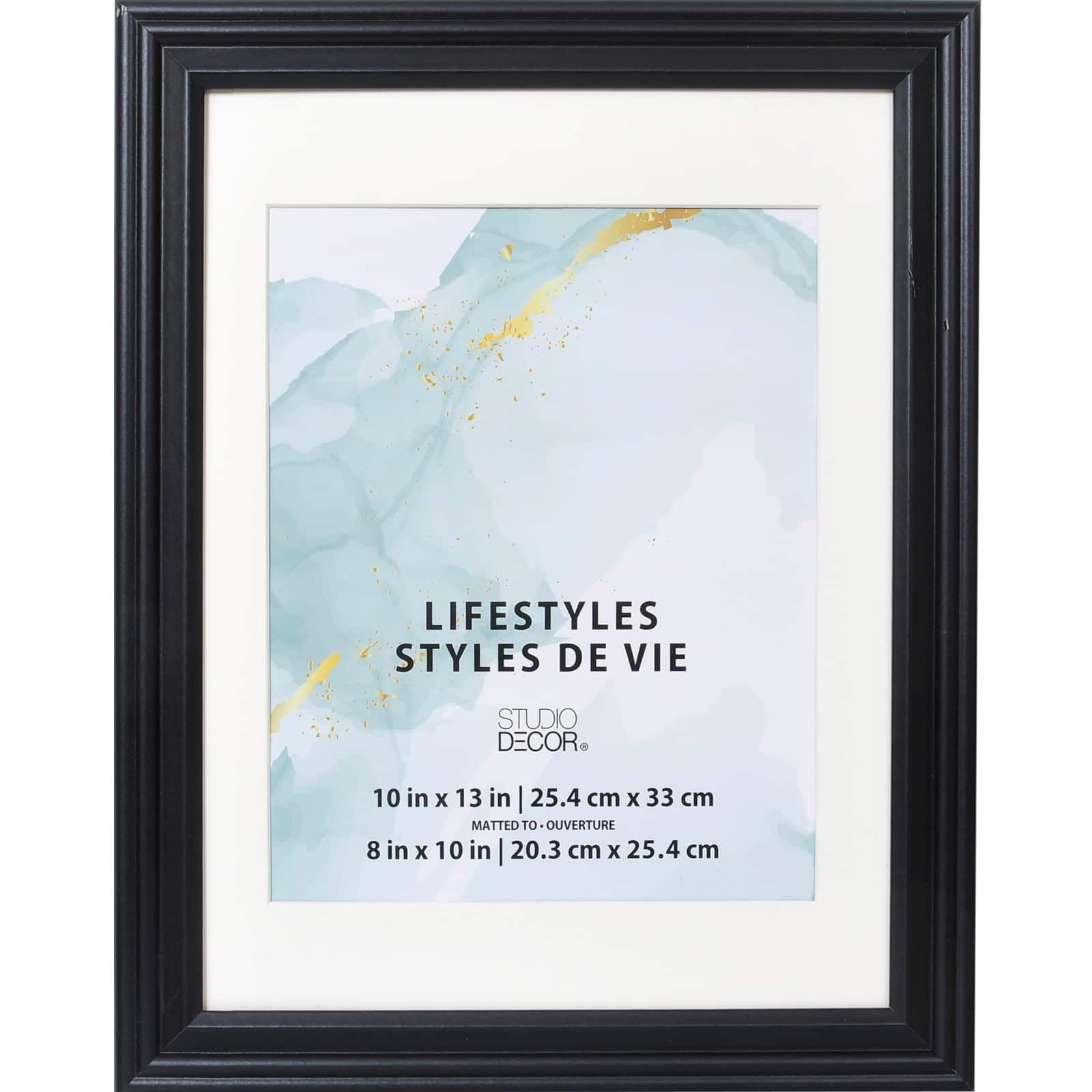 Studio Decor Lifestyles Black Frame With Mat - Walmart.com