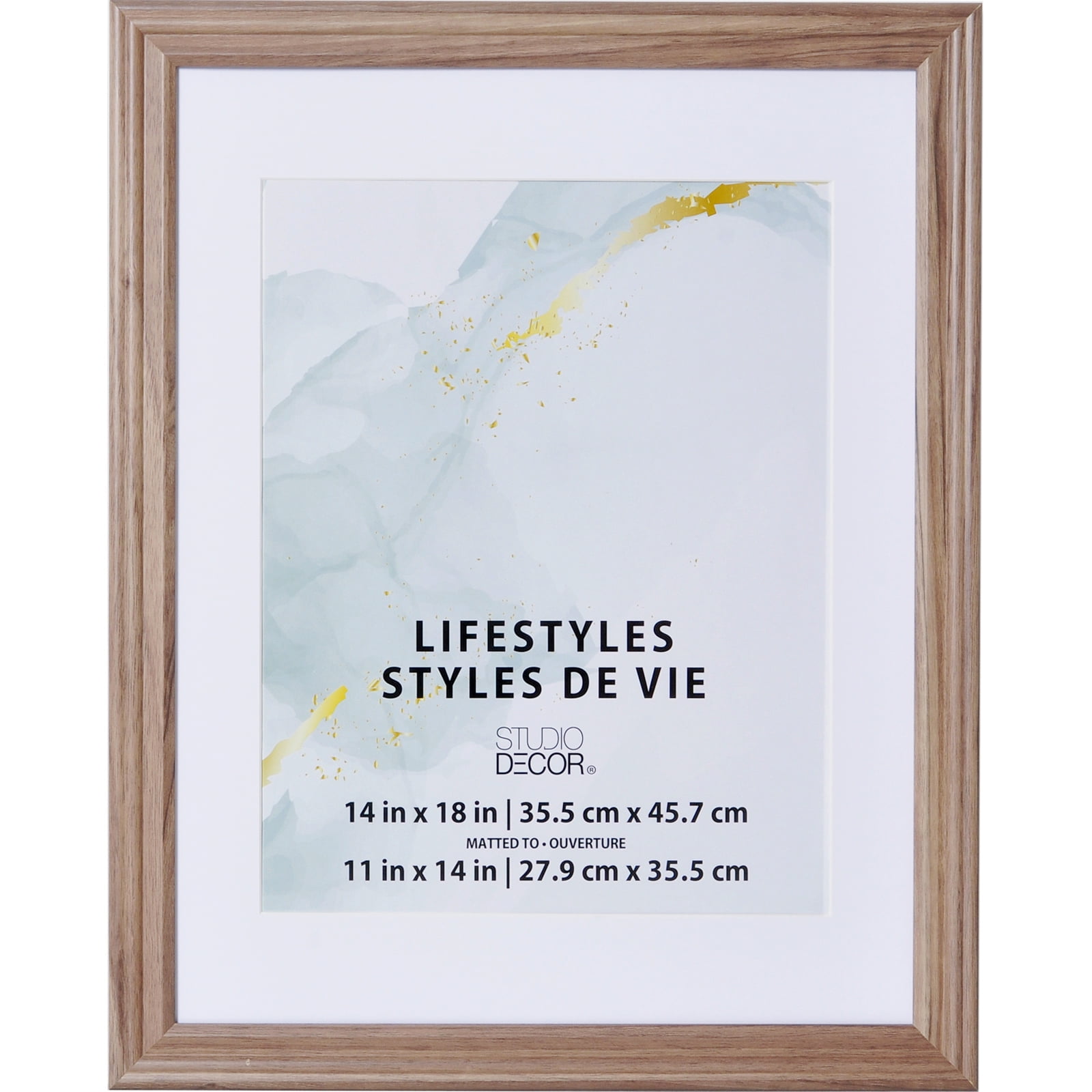 Studio Decor Lifestyles Brown Frame with Mat - Walmart.com