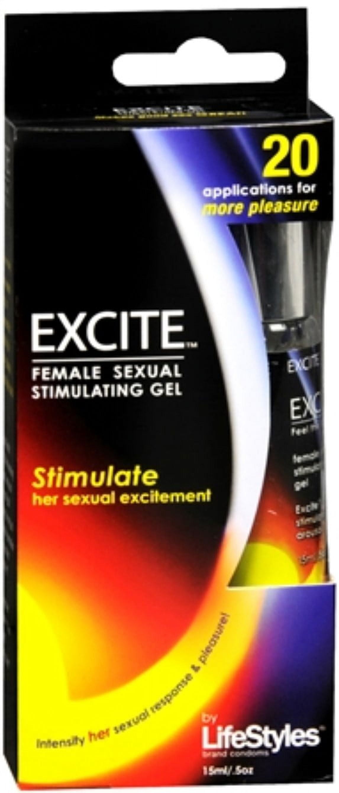 Lifestyles Excite Female Stimulating Gel 0.50 oz (Pack of 2) - Walmart.com