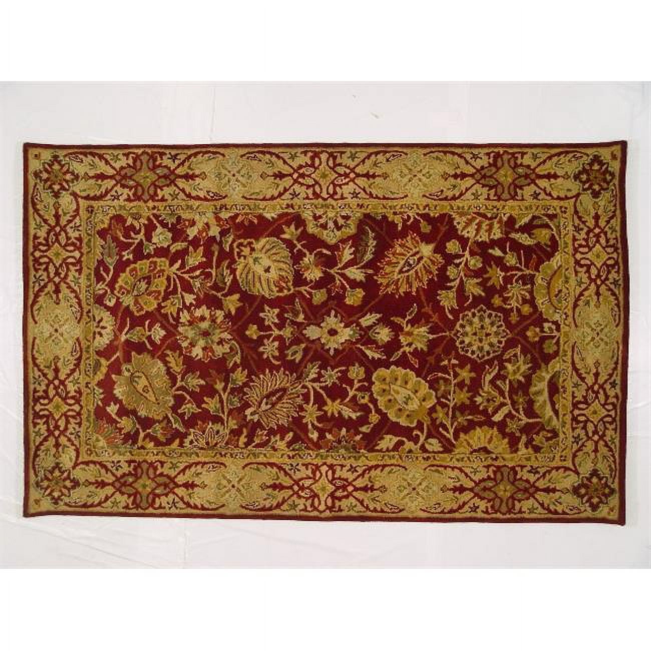 Lifestyles LS-RM26 5 x 8 ft. Kavera 100 Percent Long Fiber Wool Hand ...