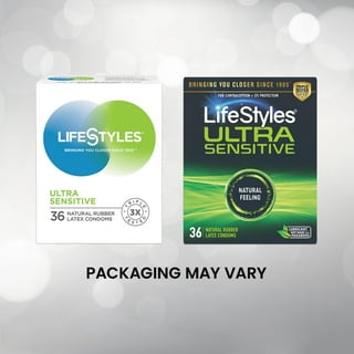 LifeStyles Ribbed Pleasure Condoms Lubricated Latex - Walmart.com