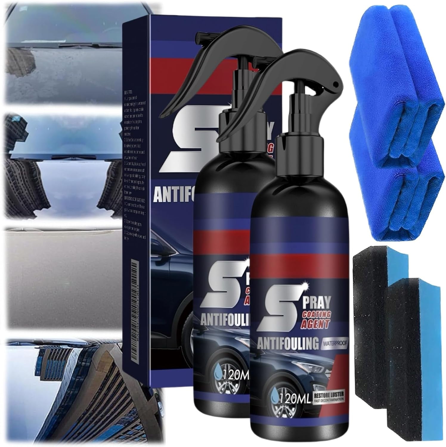Lifesunny Car Spray, Multi-functional Coating Renewal Agent Spray, 3 in ...