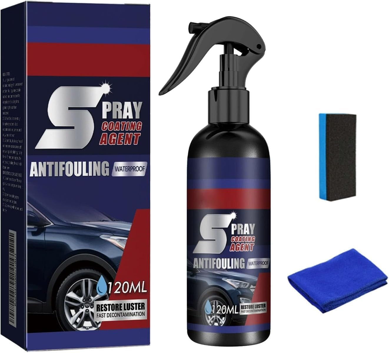 Lifesunny Car Spray, Vrsgs Multi-functional Coating Renewal Agent Spray ...