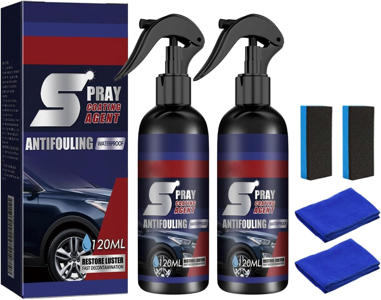 Lifesunny Car Spray, Vrsgs Multi-functional Coating Renewal Agent Spray ...
