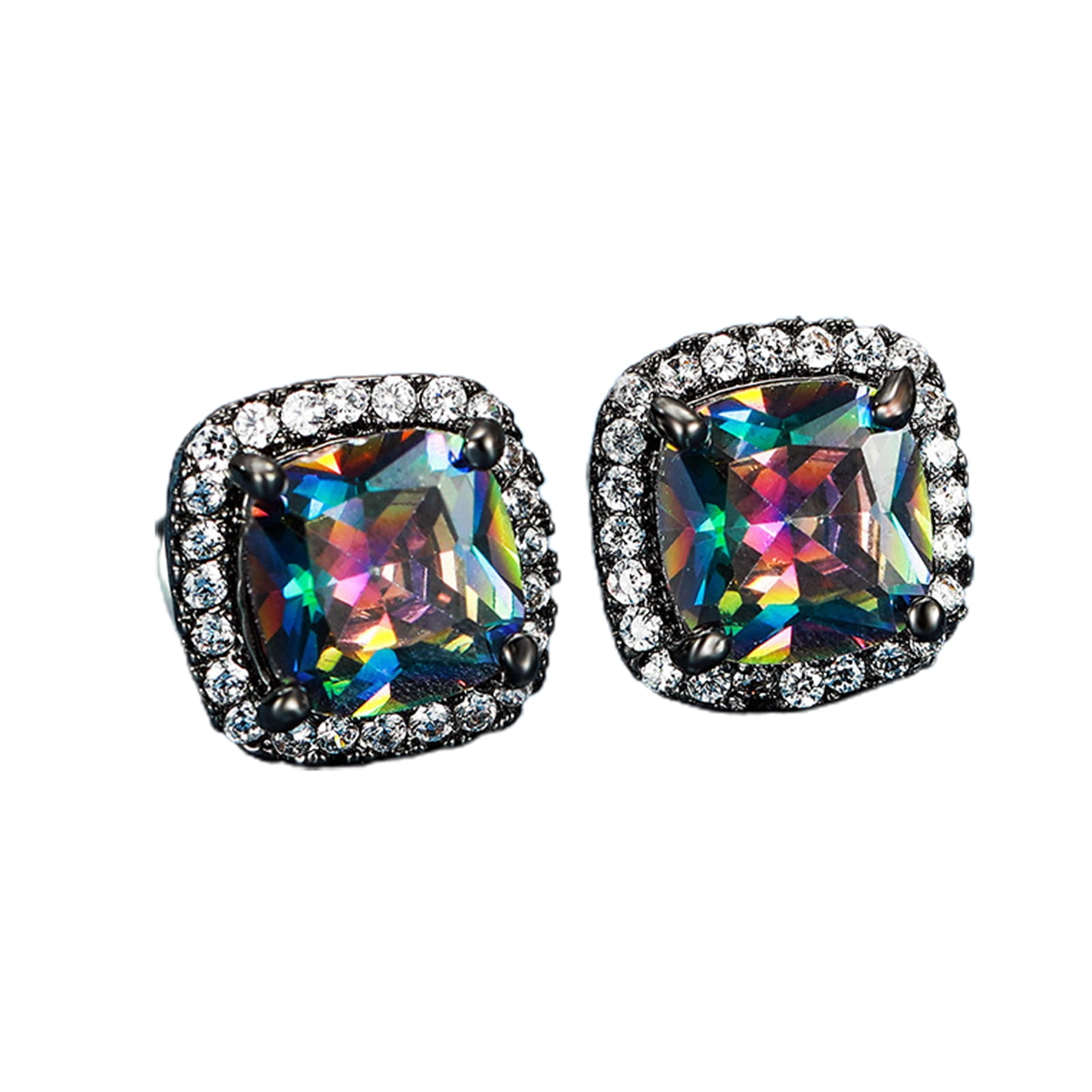 Lifetechs 1 Pair Women Earrings Fine Workmanship Luxury Geometric Eye ...