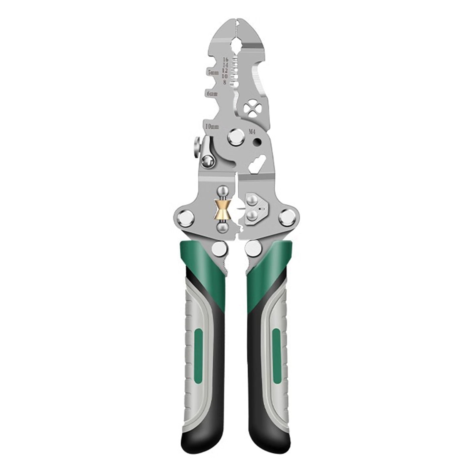 Lifetechs 18-in-1 Foldable Wire Stripper Ergonomic Handle Portable Wire ...
