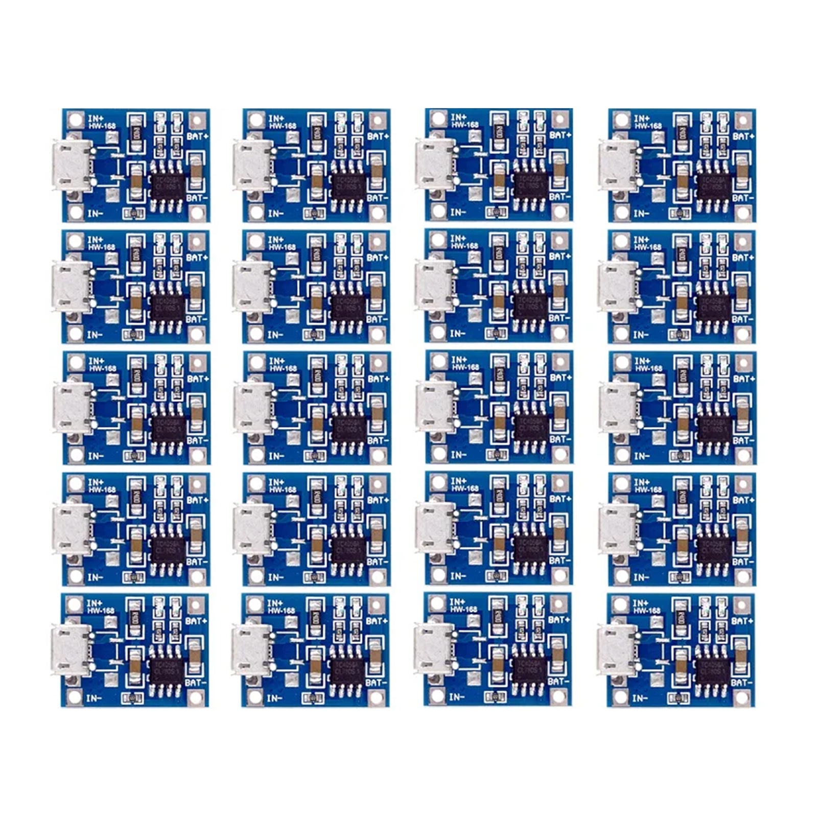 Lifetechs 20Pcs Battery Charger Module Type-C/Micro/Mini USB 5V 1A ...