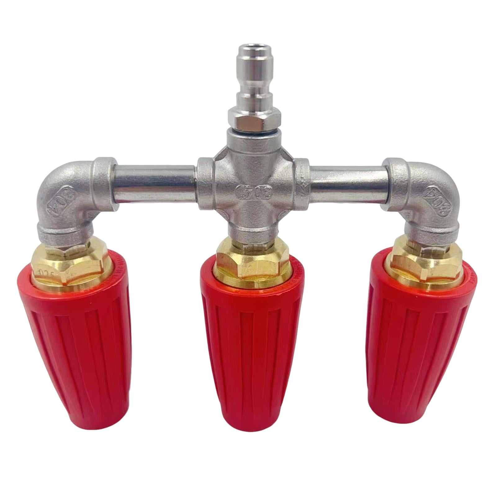 Lifetechs 4-in-1 Pressure Washer Turbo Nozzle 4000 PSI 360-Degree ...