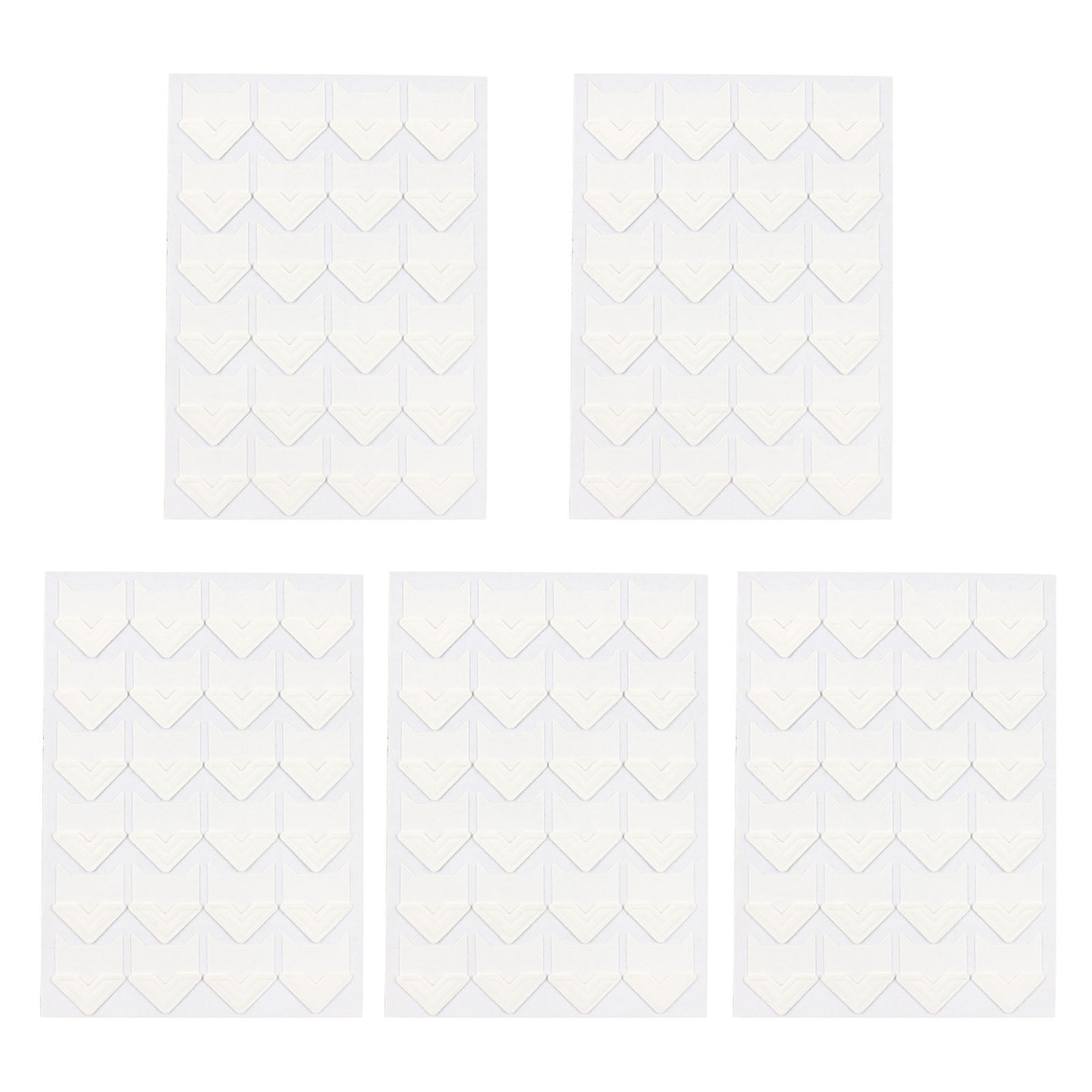 Lifetechs 5 Sheets Photo Corner Sticker Self-Adhesive Acid Free Vintage ...