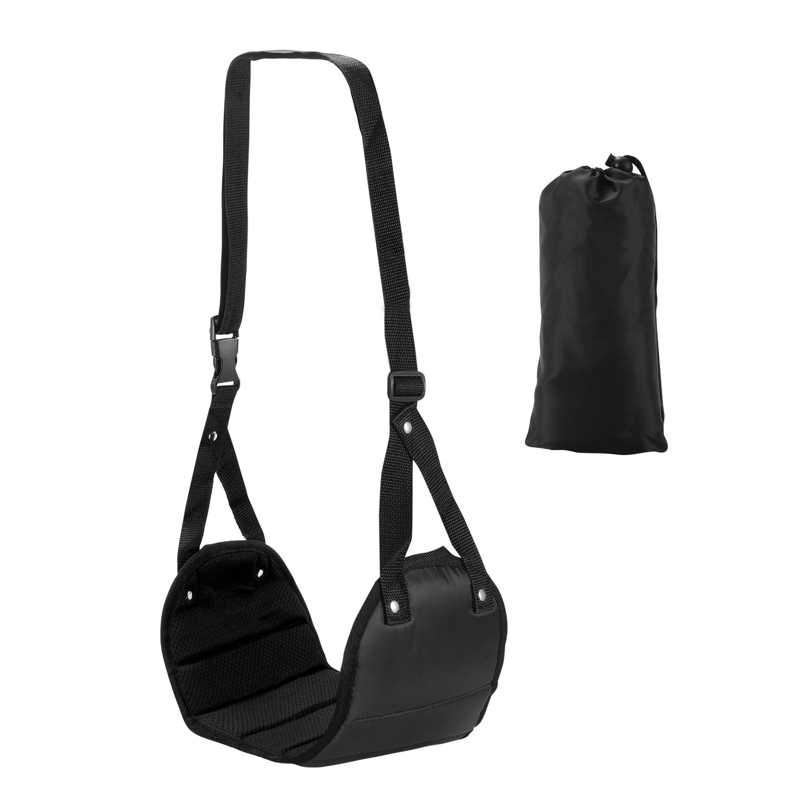 Lifetechs Airplane Foot Hammock Length Adjustable Wide Platform Base ...