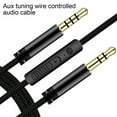 Lifetechs Audio Cable Gold Plated Volume Control 3.5mm to 3.5mm Male to ...