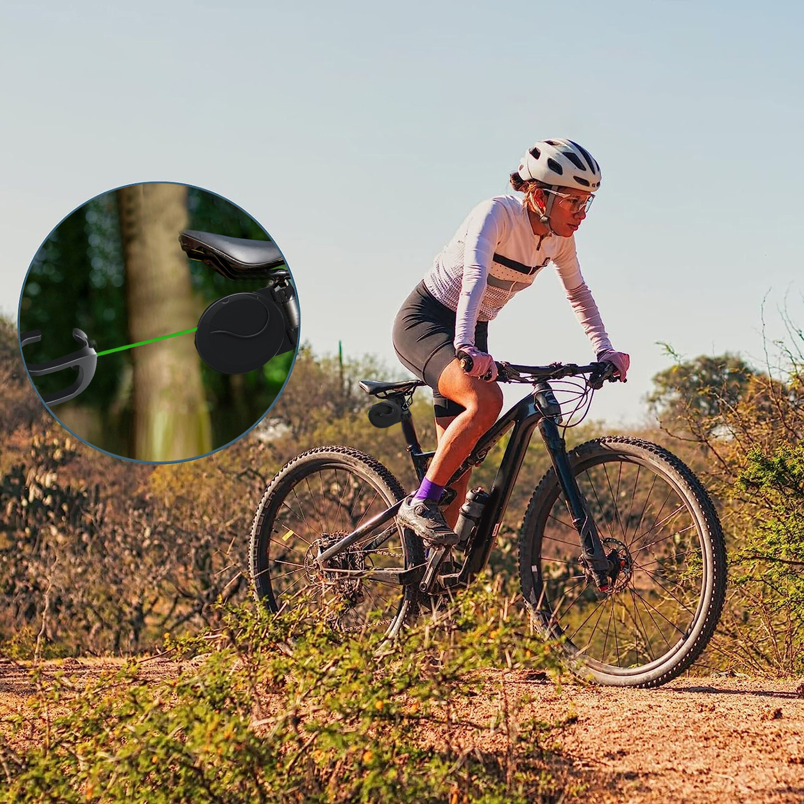 Lifetechs Bike Tow Rope Retractable Bicycle Traction Rope Lightweight ...