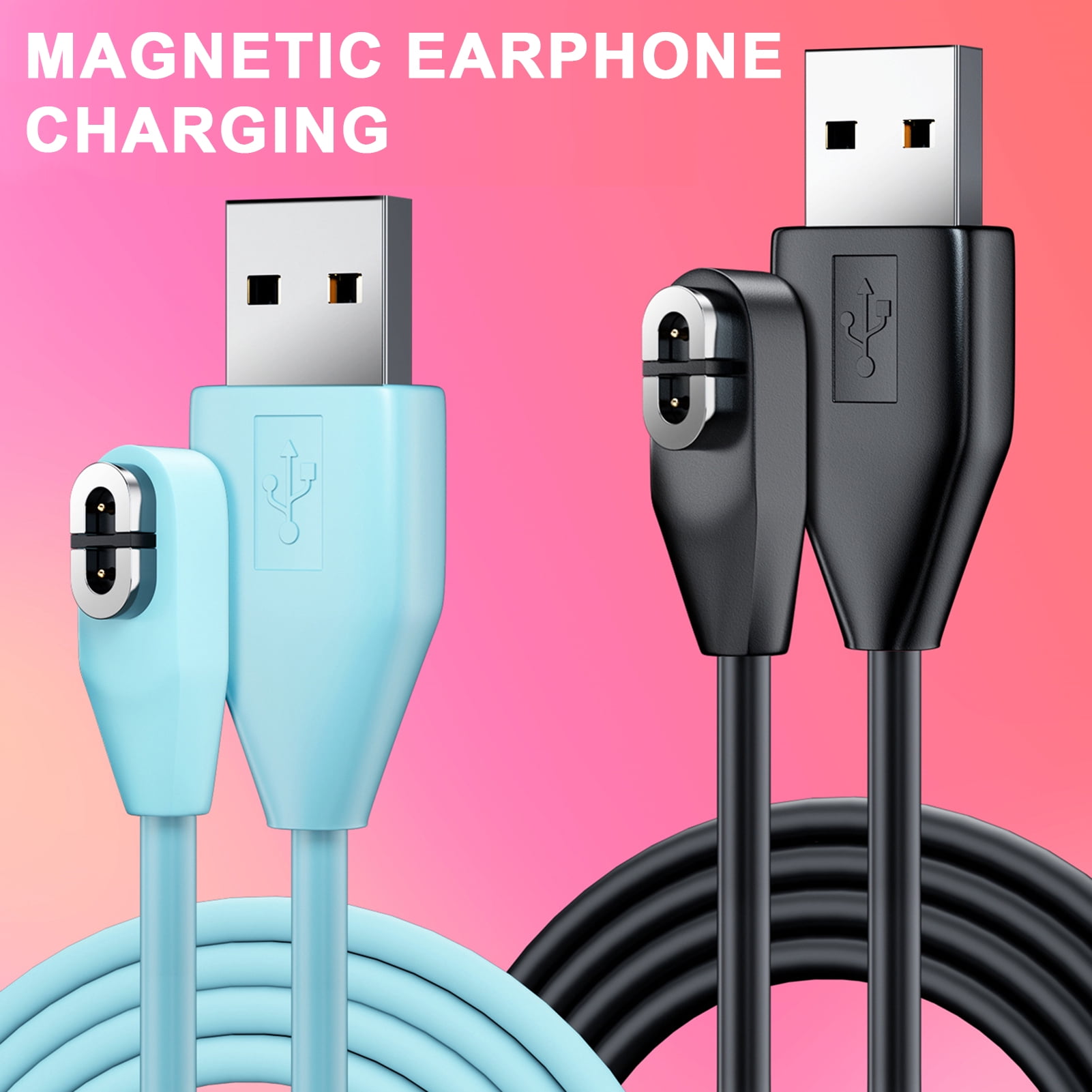 Lifetechs Bluetooth-compatible Earphone Charging Cable 1M Magnetic Fast ...