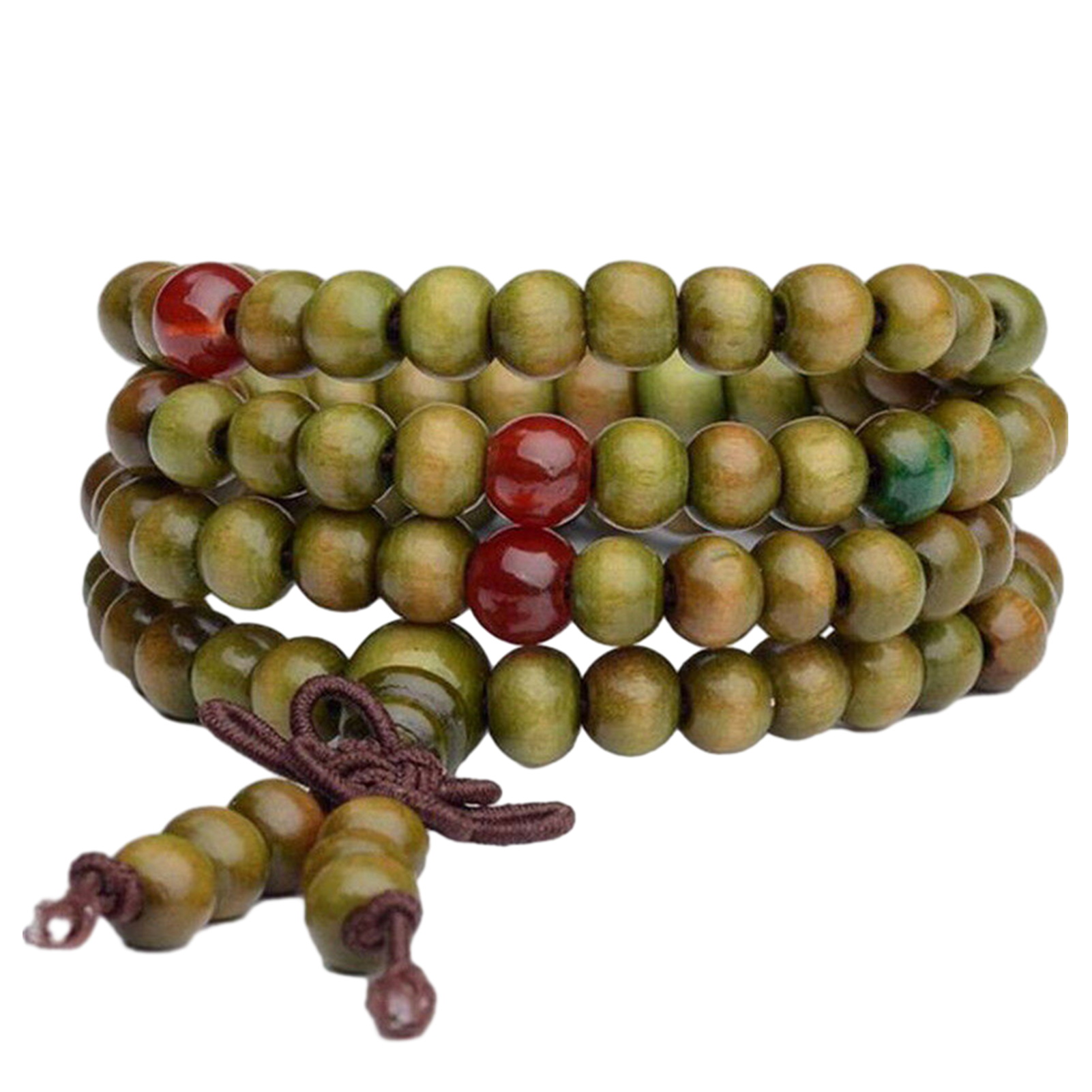 Lifetechs Bracelet Wooden Bead Bracelet Stress Relief Fake Sandalwood ...