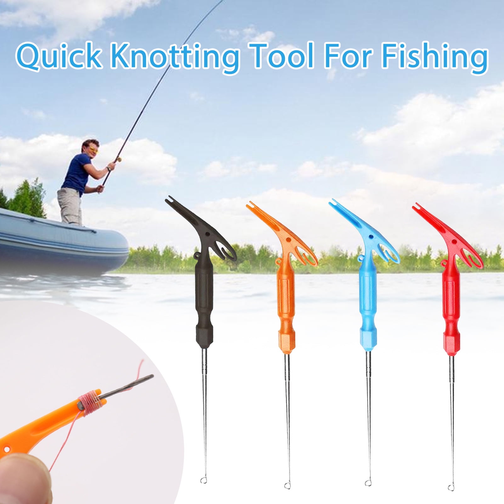 Lifetechs Fish Hook Remover Quick Knot Tying Tool Fishhook Detacher ...