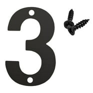 Architectural Mailboxes 3585B-9 Floating House Number 9, Black - 5 in ...