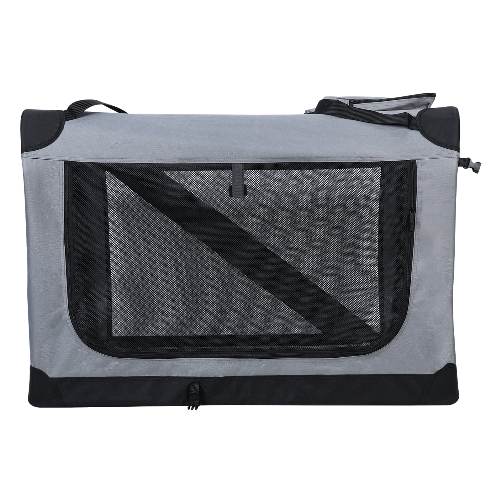 Lifetechs Folding Pet Crate with Breathable Mesh Door Window,Portable ...