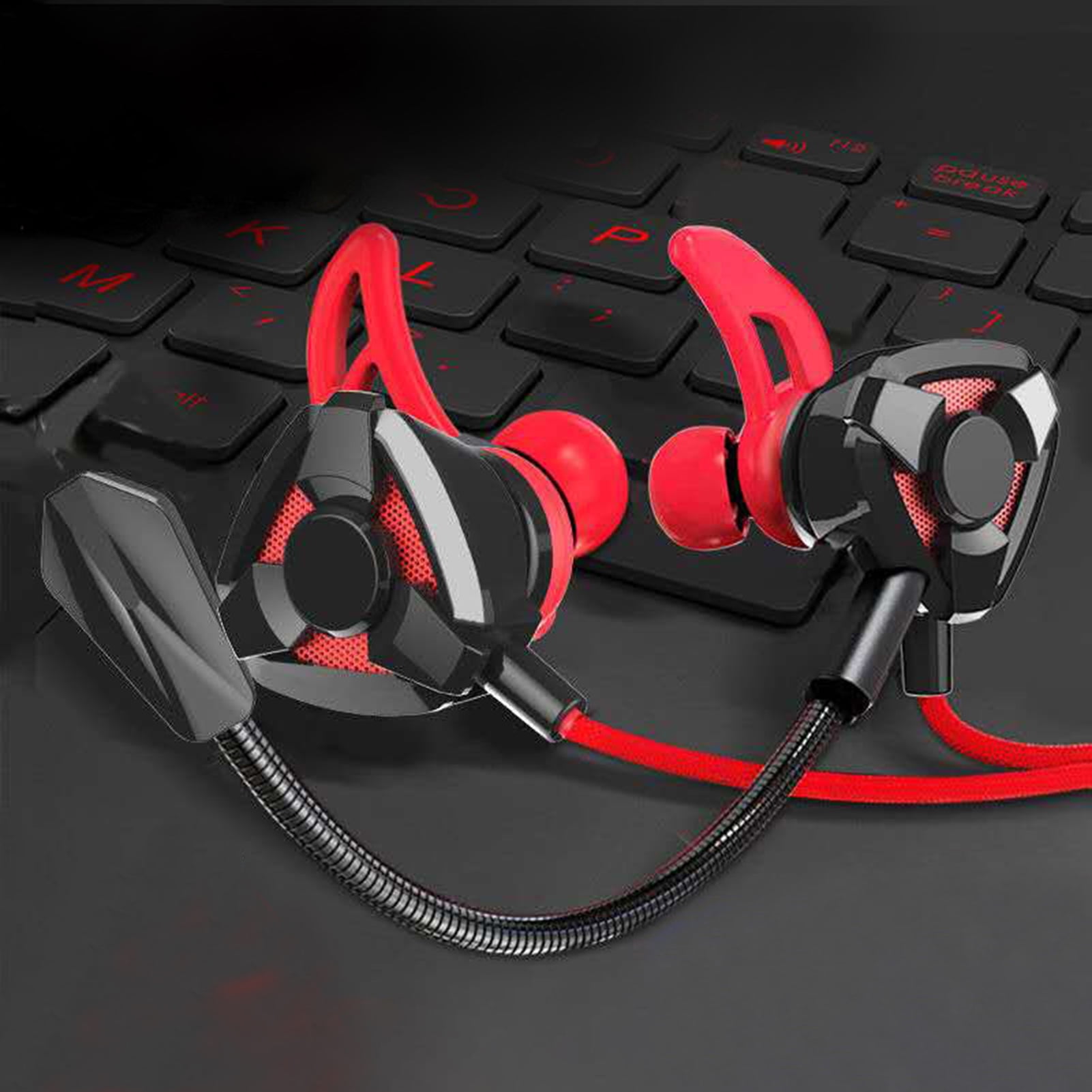 Lifetechs Gaming Earphone with Microphone Wire Control 3.5mm Jack In ...