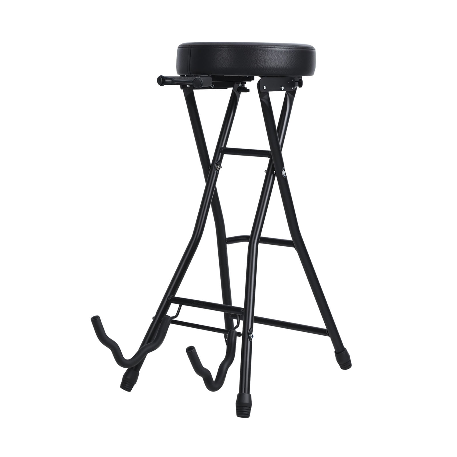 Lifetechs Guitar Stool with Padded Seat, Collapsible Chair with Guitar ...
