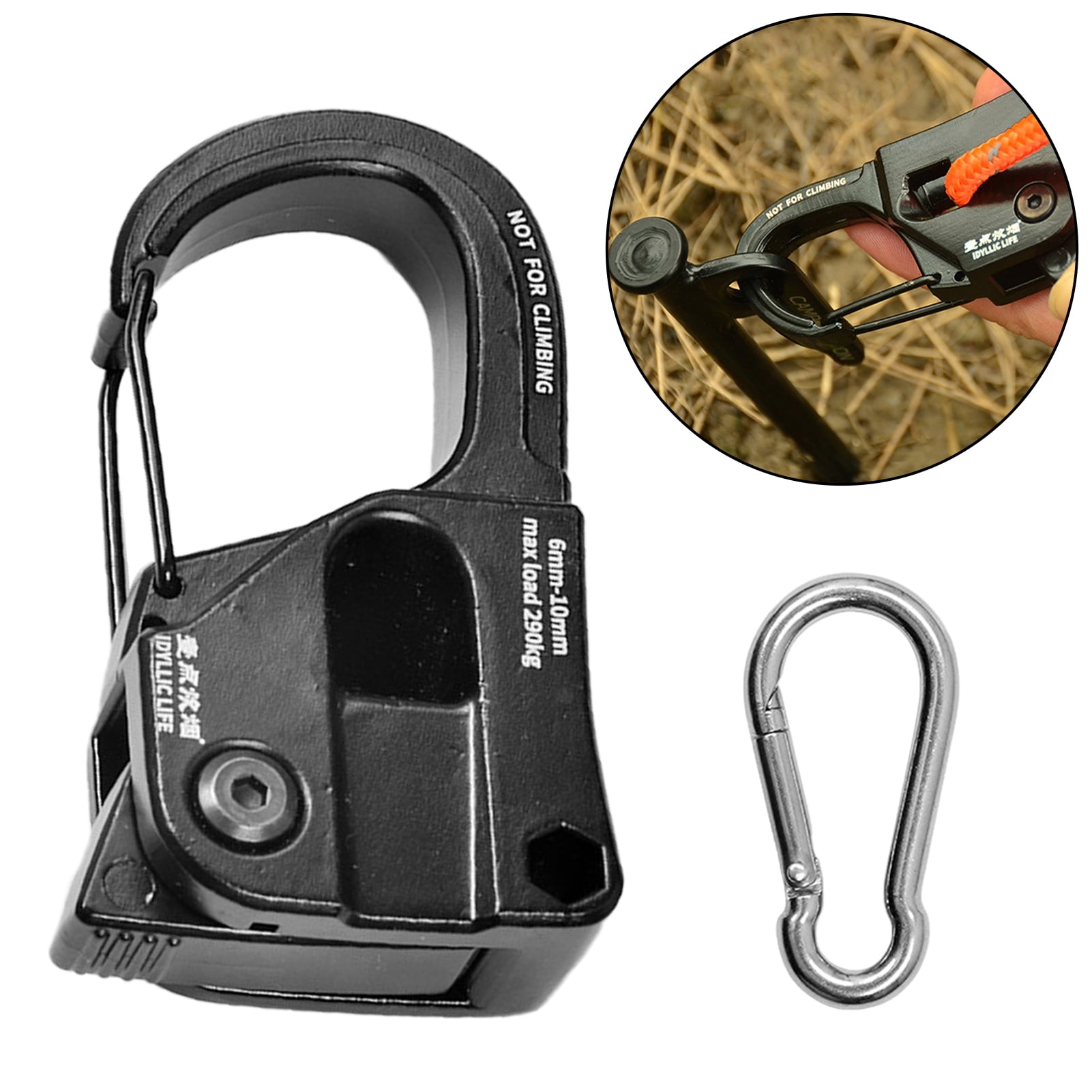 Lifetechs Rope Tensioner Self-locking Regulator Rustproof Lightweight ...