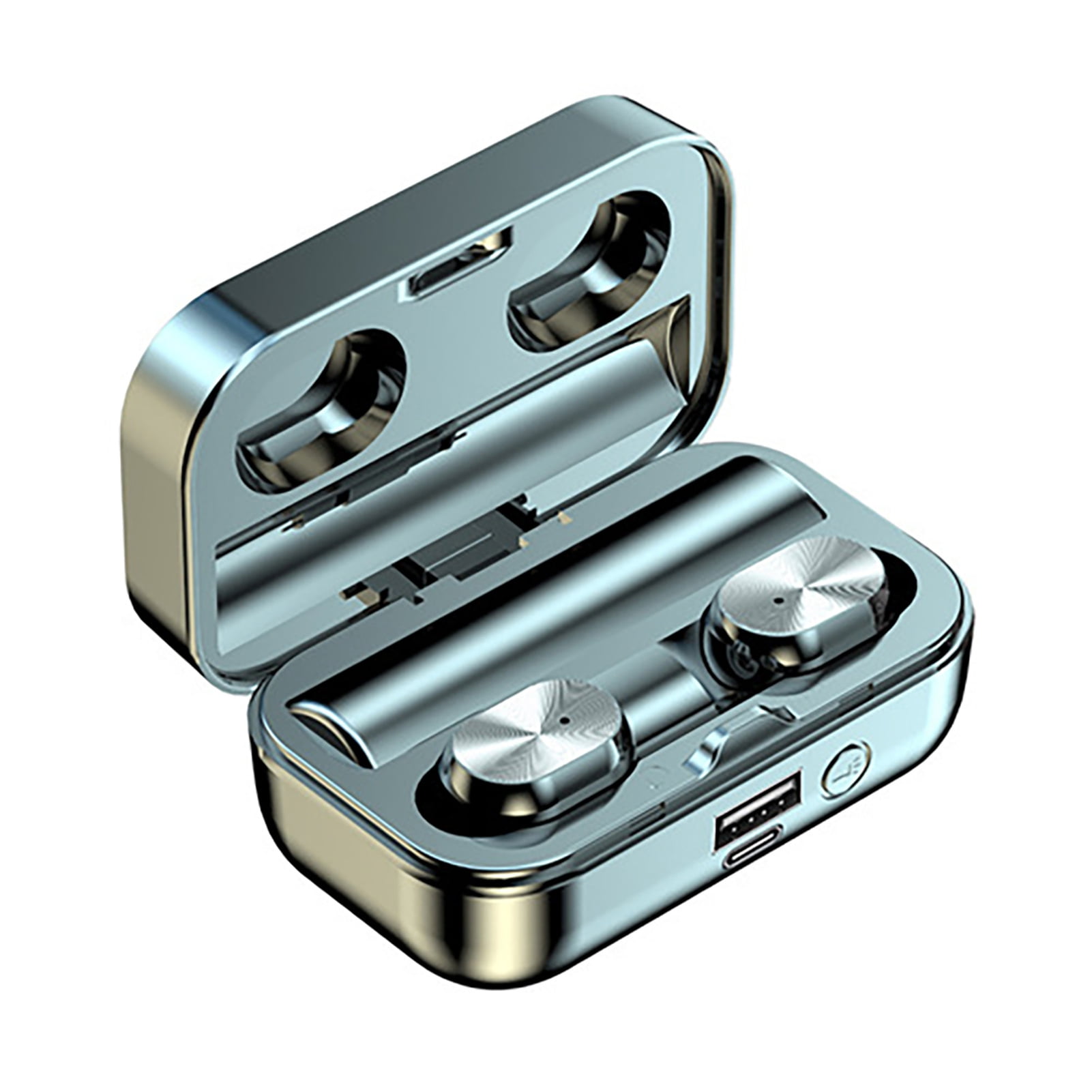 Lifetechs T16 Bluetooth-compatible Earphones Mirror Screen Power ...