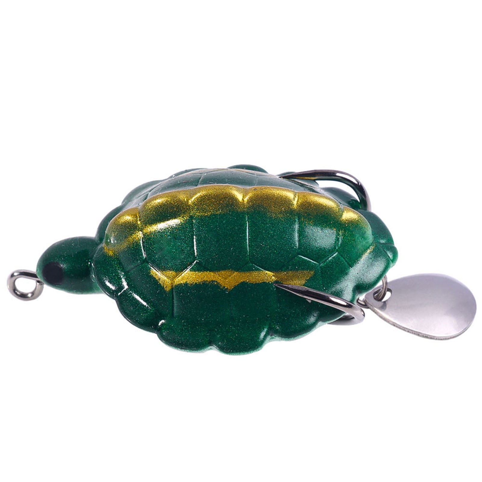 Lifetechs Turtle Fishing Lure with Spinner Sequin Sharp Hook Realistic ...
