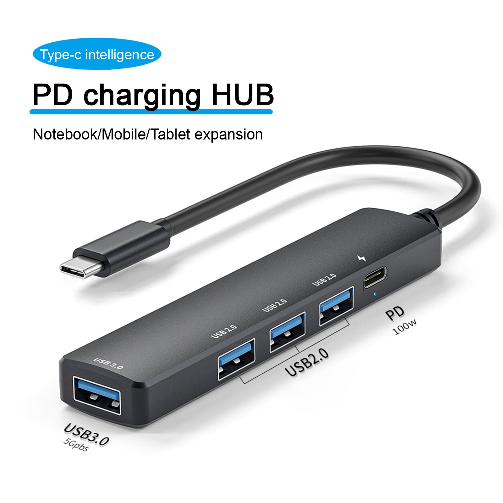 Lifetechs USB Hub Wide Compatibility 100W PD Charging Plug And Play ...