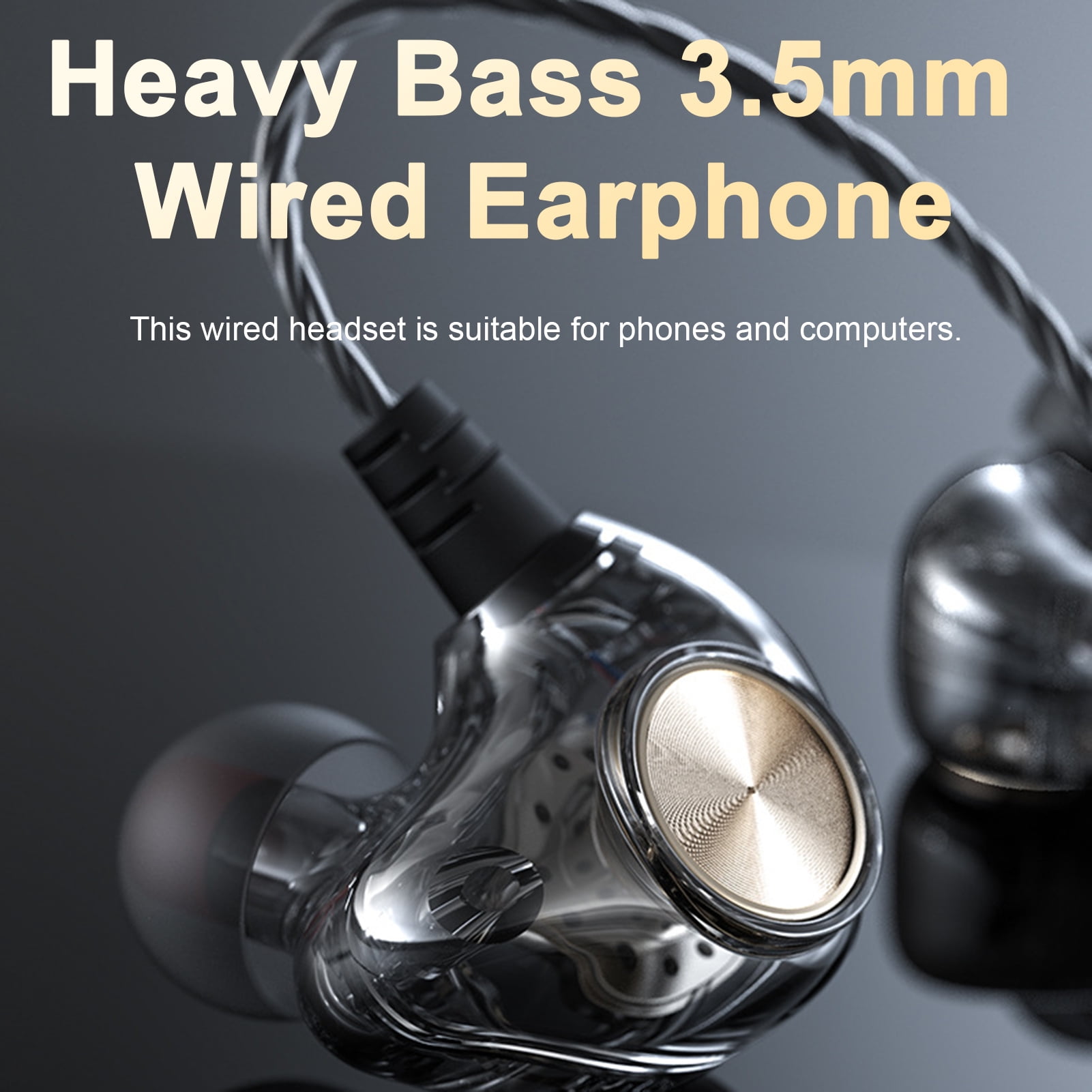 Lifetechs Wired Headset Stereo Surround In-ear Noise Reduction Quick ...