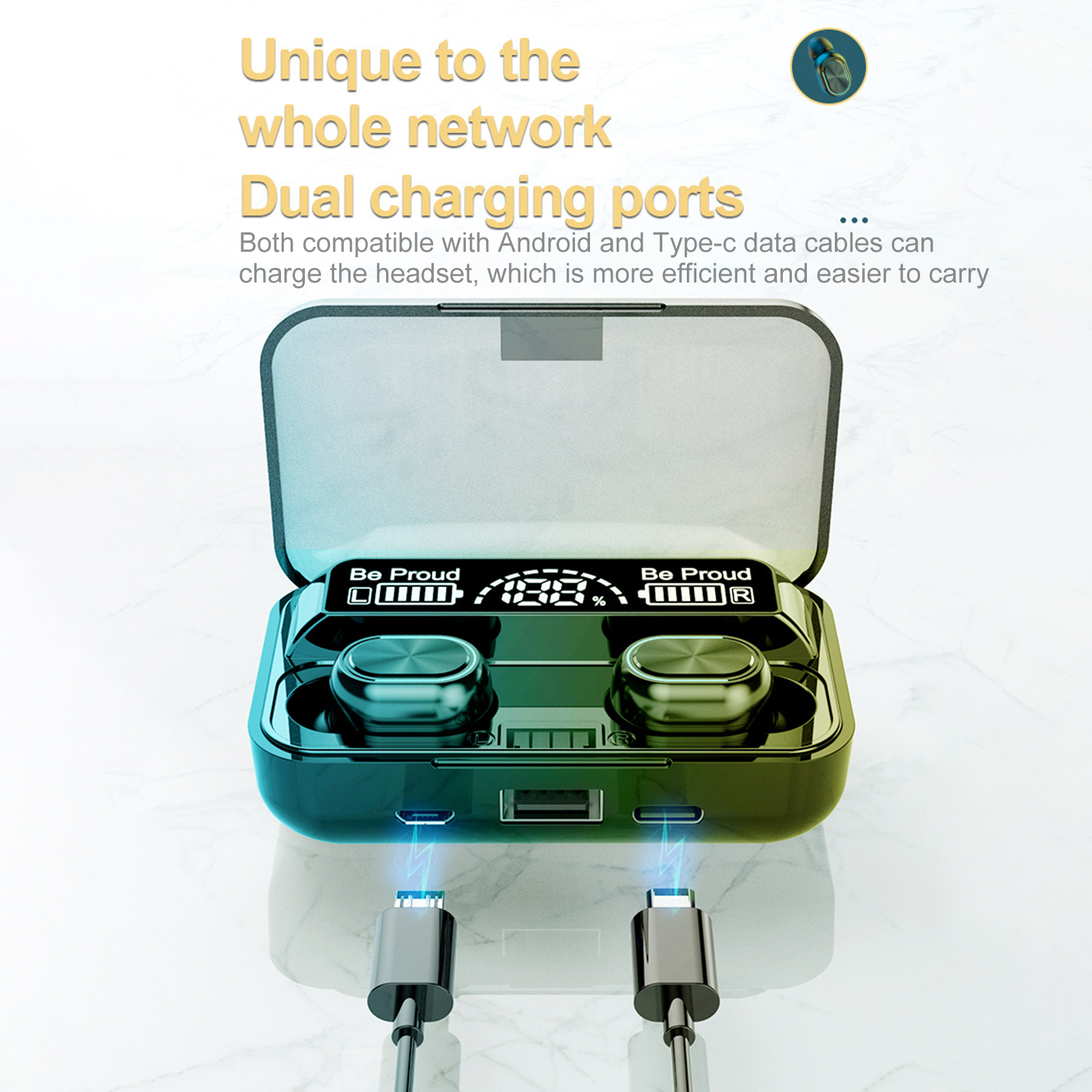 Lifetechs Wireless Earphones In-ear Ergonomic Universal Hands-free ...