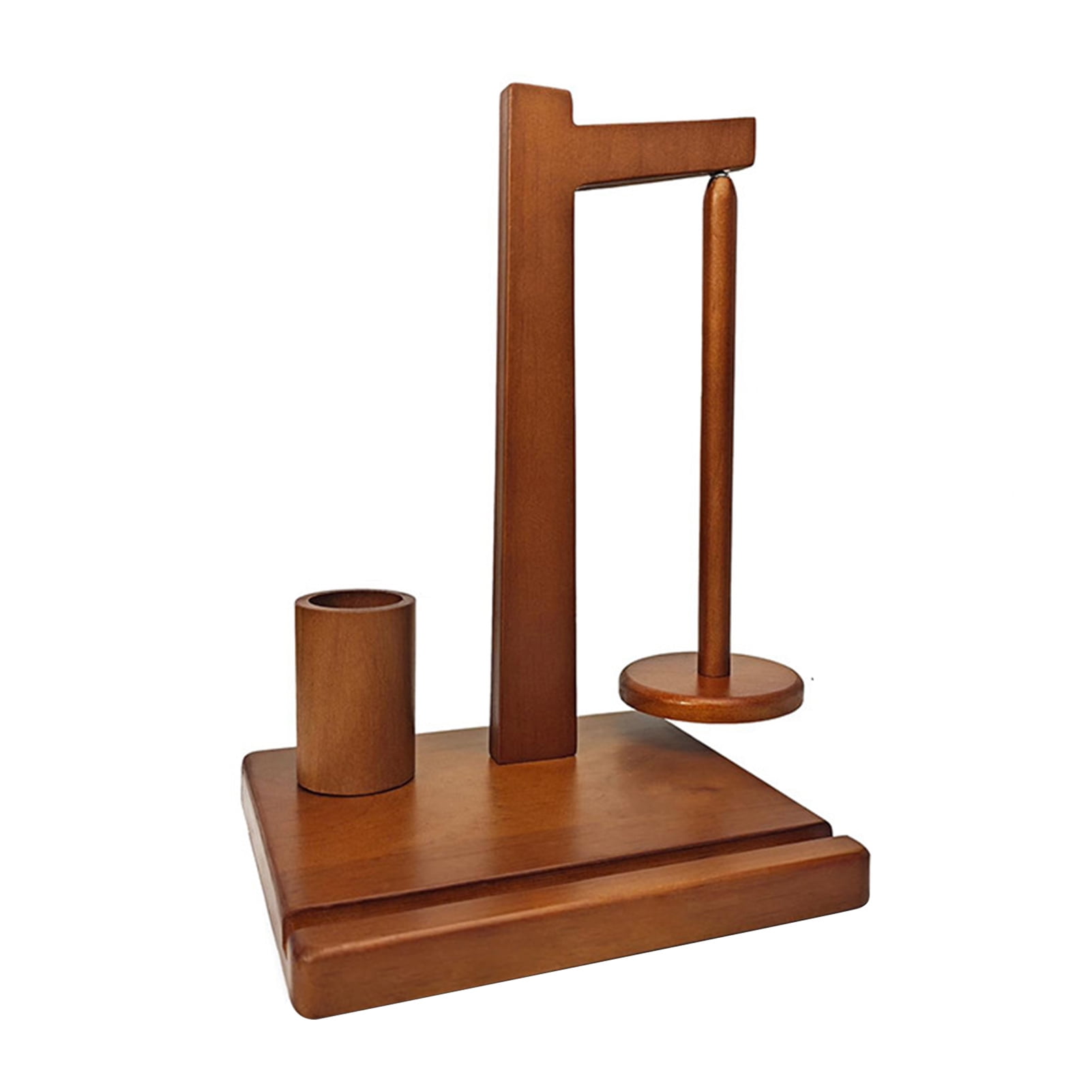 Lifetechs Wooden Yarn Holder with Phone Holder Rotating Pendulum ...