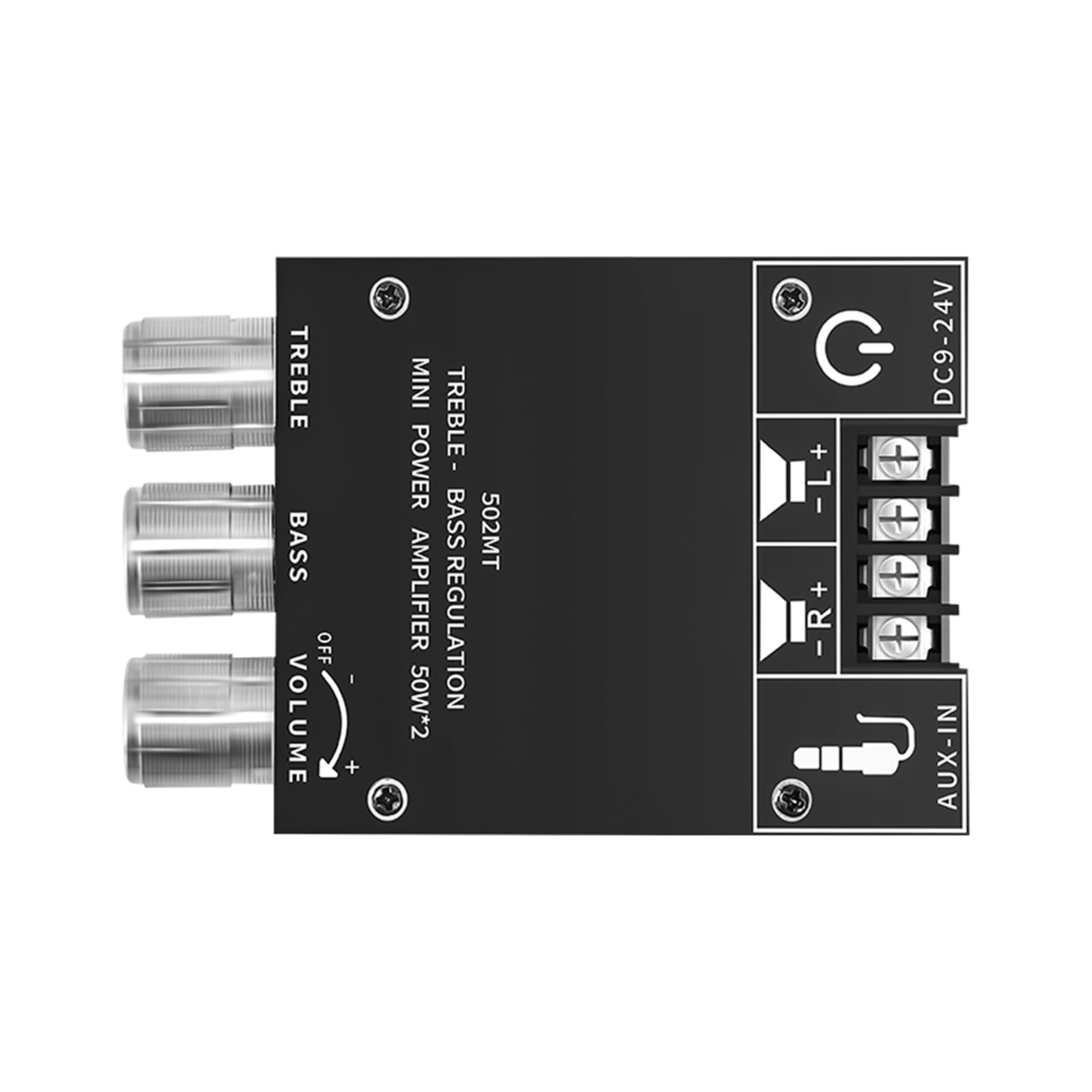 Lifetechs ZK-502MT Amplifier Board Subwoofer HiFi DIY Mini Bluetooth ...