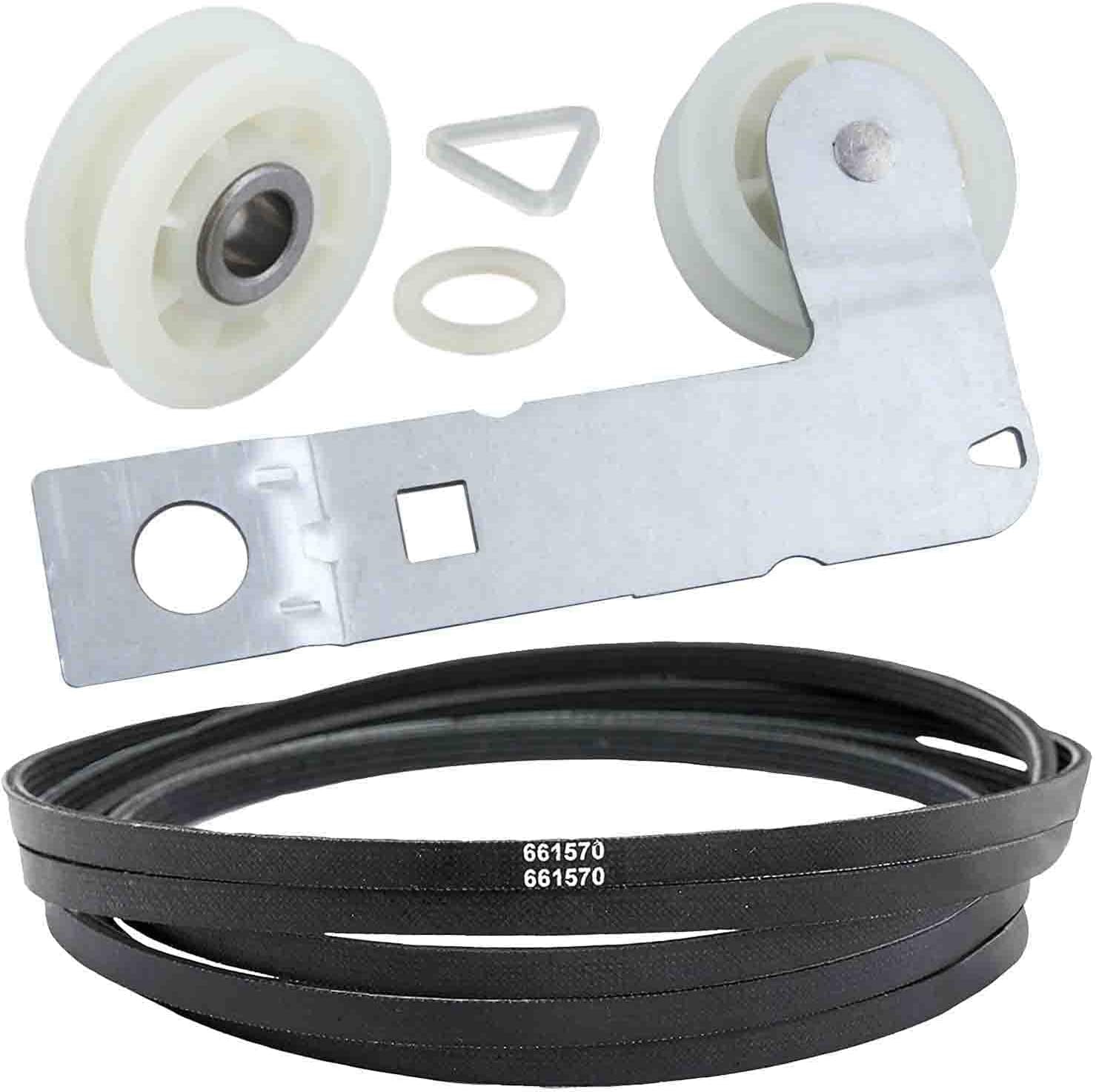 Lifetime 279640 & W10837240 & 661570 Dryer Idler Pulley Kit and Dryer ...
