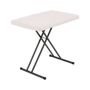 Lifetime 26 inch Rectangle Personal Table, Indoor/Outdoor Light ...