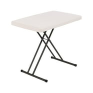 18" x 26" Indoor Outdoor Adjustable Height Personal Folding Table ...