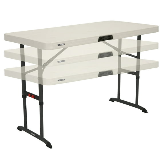 Rectangle 4 Foot Folding Tables in Shop Folding Tables by Size ...