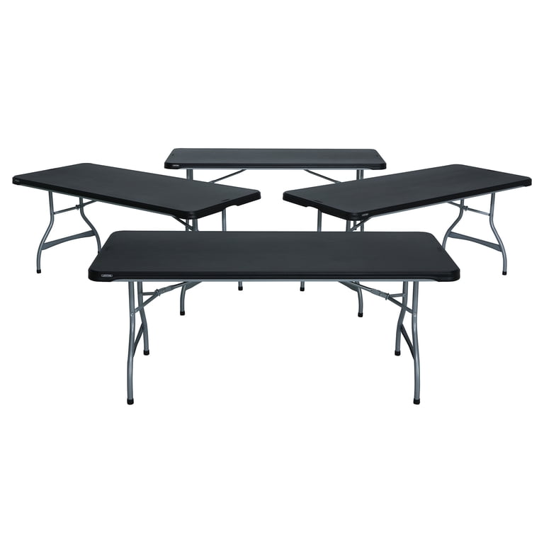 Nesting Design Folding Table Lifetime 6' Commercial Grade Stacking ...