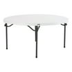 Rhino Plastic Table - 60" Round - White Granite - Walmart.com