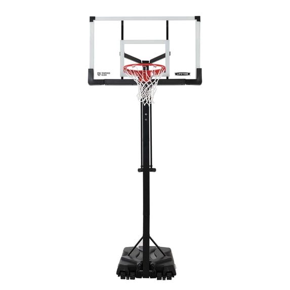 Lifetime Adjustable Height Basketball Hoop System (54-Inch Tempered ...