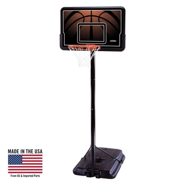 Lifetime Outdoor Adjustable In-Ground Basketball Hoop with 54-inch ...
