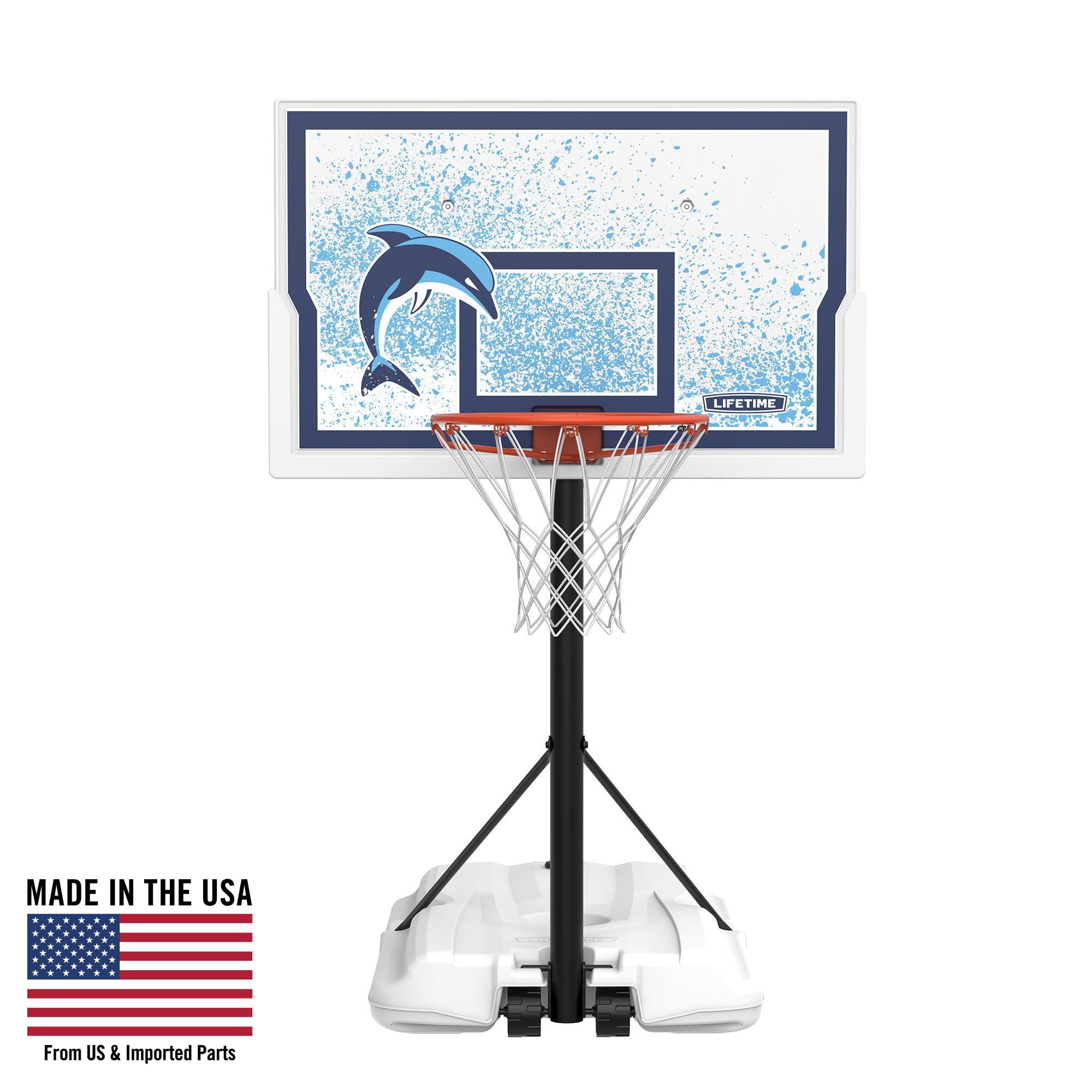 Brandclub - Lifetime New Poolside Portable Basketball Hoop (44-inch ...