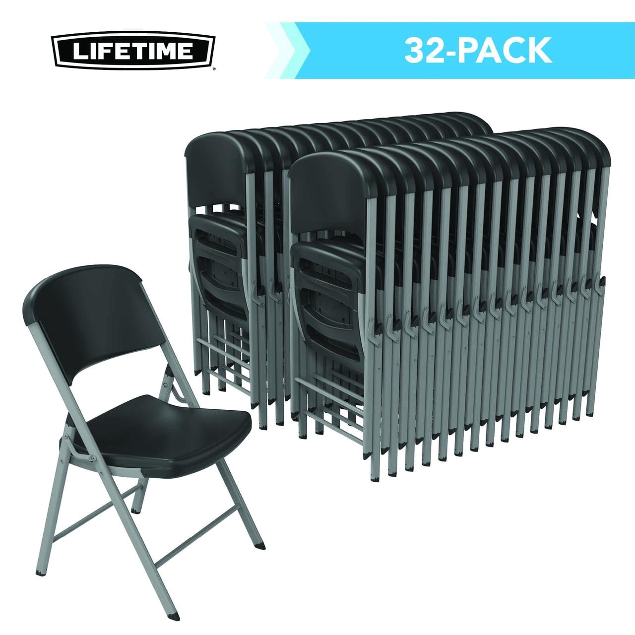 Lifetime Classic Folding Chair - 32 Pack (Commercial) - Walmart.com