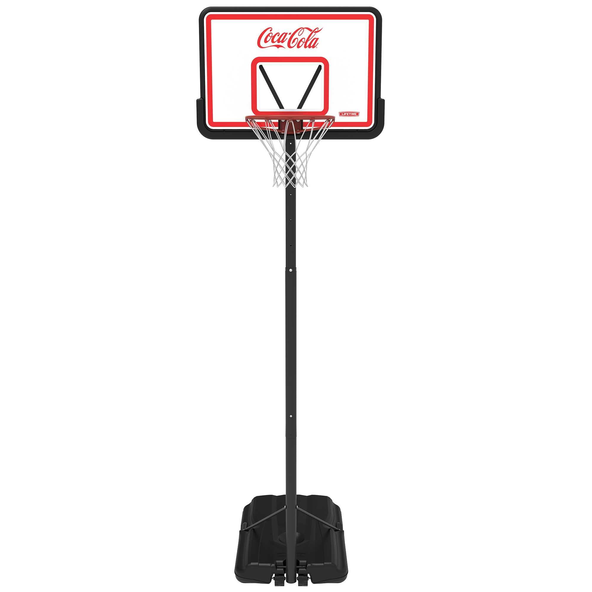 Lifetime 44-inch Adjustable Portable Basketball Hoop with Shatterproof ...