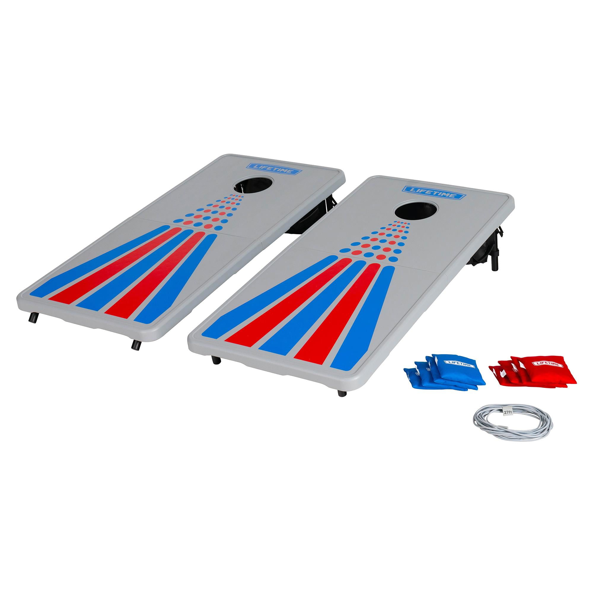 Lifetime Portable Cornhole Game Set for Adults & Kids, Outdoor Tabletop ...
