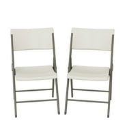 Lifetime 80625 Almond Contemporary Commercial Foldable Chair for Adults ...