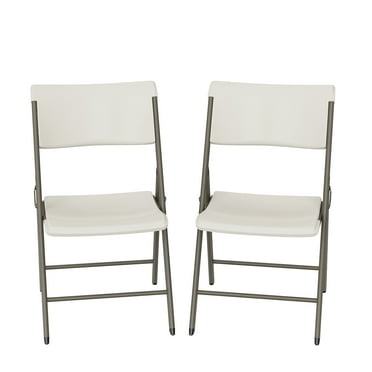 Lifetime 80625 Almond Contemporary Commercial Foldable Chair for Adults ...